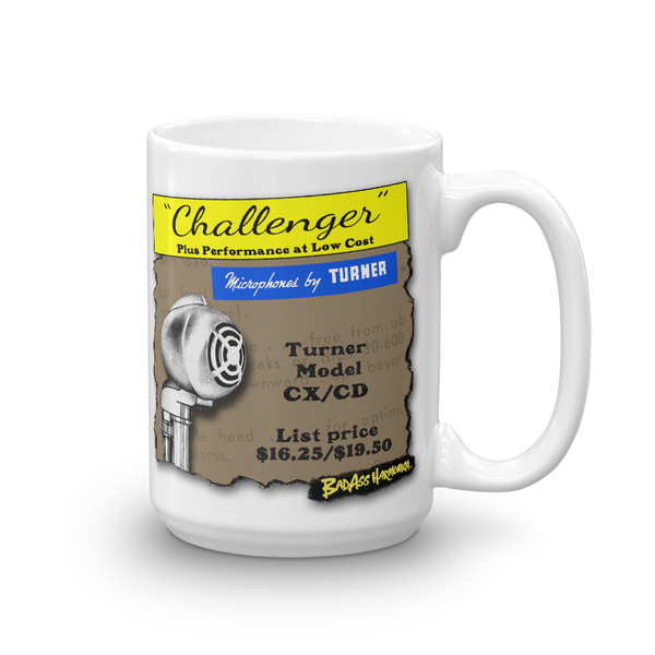 Turner Challenger Vintage Microphone Mug